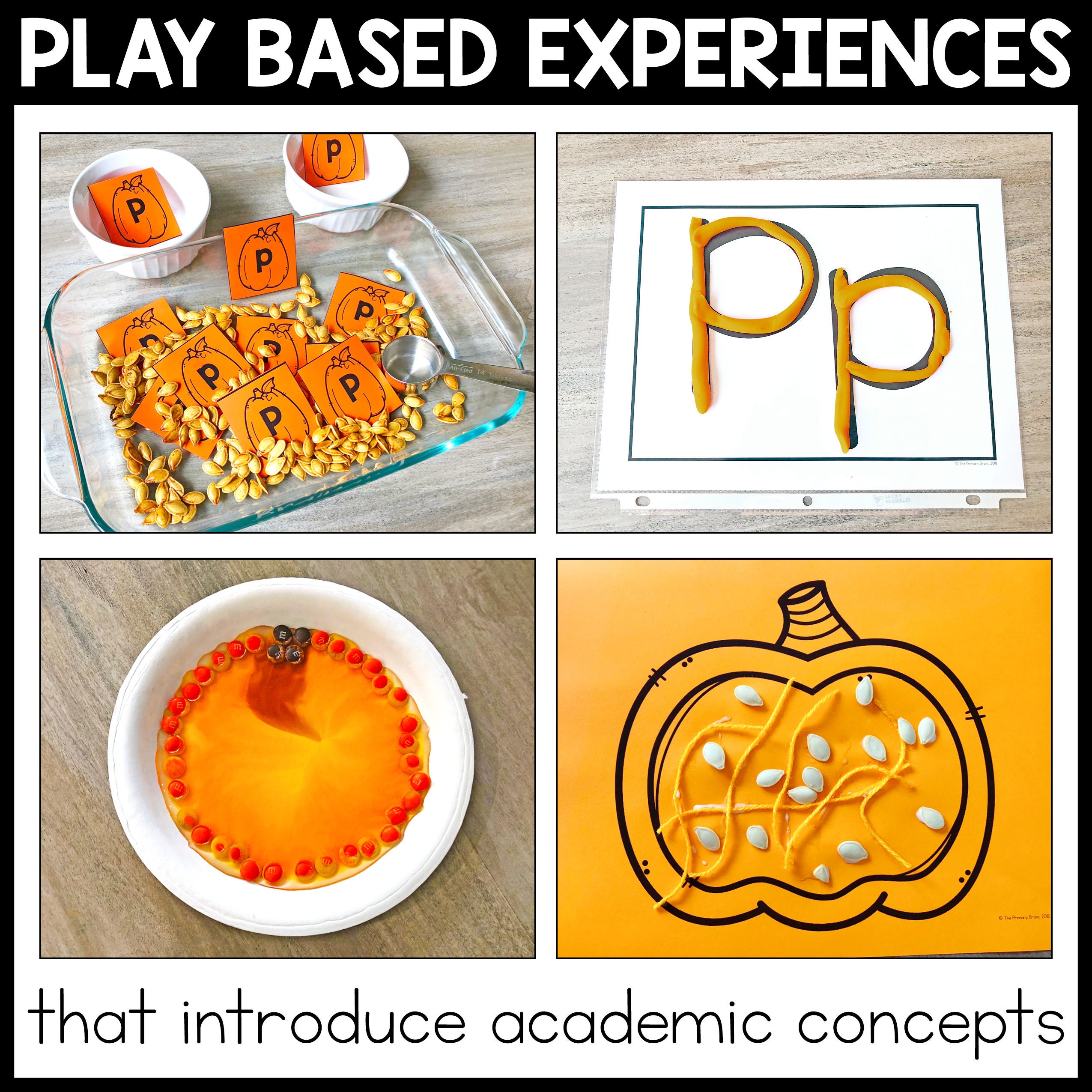 Pumpkin Toddler Activities: Letter P Preschool Curriculum and Lesson ...
