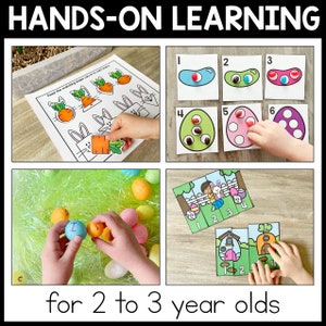 Easter Toddler Activities | Spring Tot School Lesson Plans | Homeschool ...