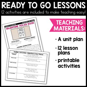 Valentine's Day Toddler Activities: February Homeschool Preschool ...