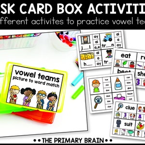 Long Vowel Teams Phonics Skills Bundle, Hands-on Independent Practice ...