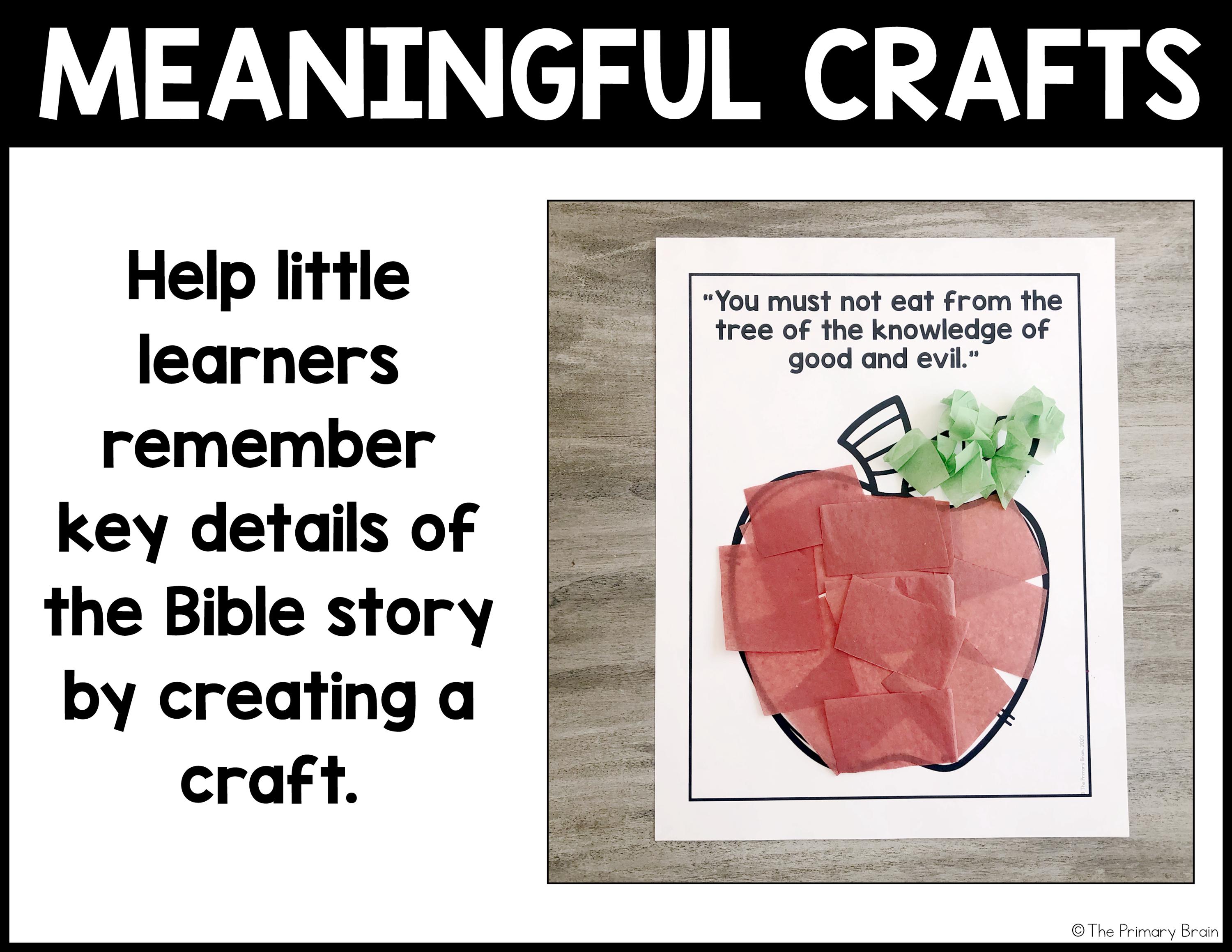 Adam and Eve Bible Lesson: Sunday School Activities (digital Download ...