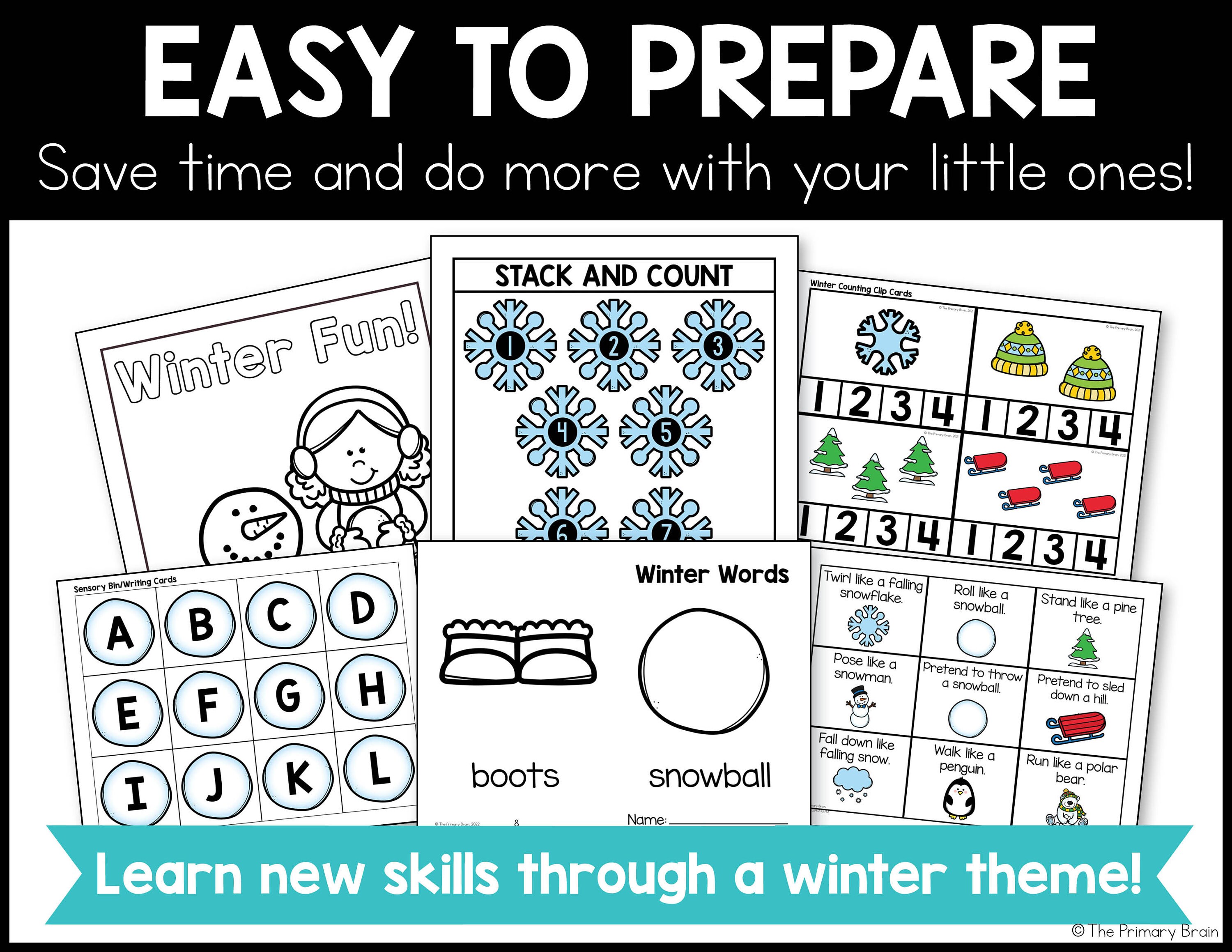 Winter Toddler Activities | Tot School Lesson Plans | Homeschool ...