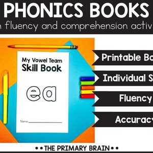 Long Vowel Teams Phonics Skills Bundle, Hands-on Independent Practice ...
