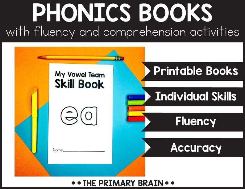 Long Vowel Teams Phonics Skills Bundle, Hands-on Independent Practice ...