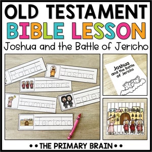 Joshua and the Battle of Jericho Bible Story Sunday School Lesson Plans ...