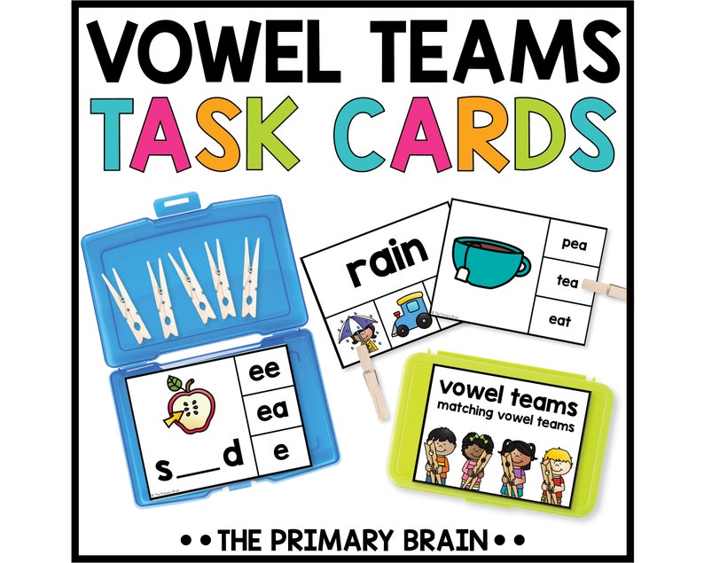 Phonics Clip Cards Bundle: CVC Words, Blends, Digraphs, CVCE, Long ...