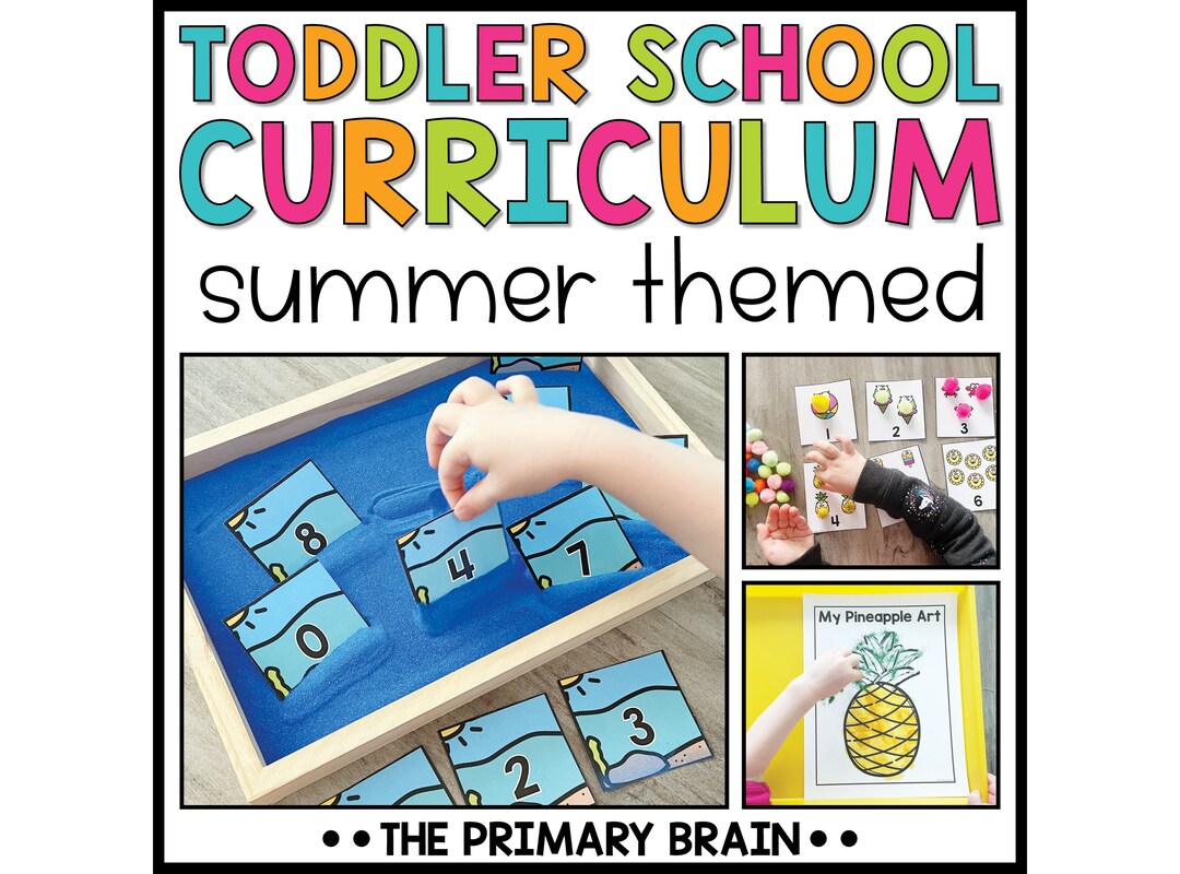 Summer Toddler Activities Tot School Lesson Plans Homeschool Preschool ...