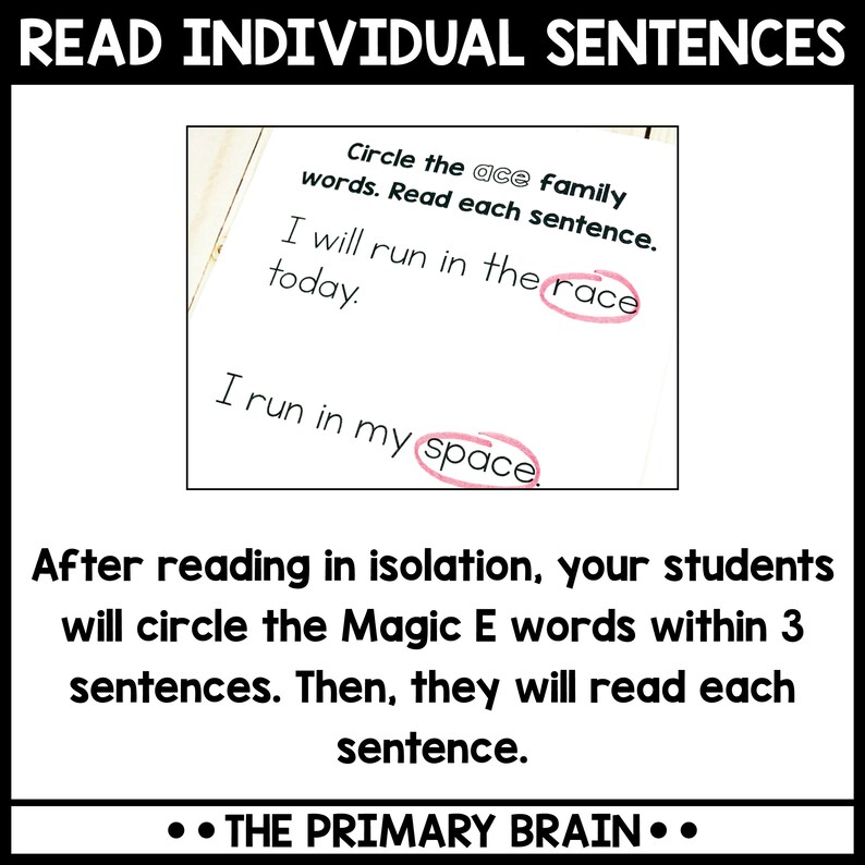 CVCE Words Printable Books Magic E Stories for Teaching Reading and ...