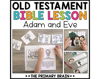 Adam and Eve Bible Story Activities Sunday School Craft - Etsy