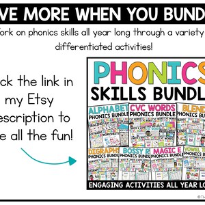 Long Vowel Teams Phonics Skills Bundle, Hands-on Independent Practice ...