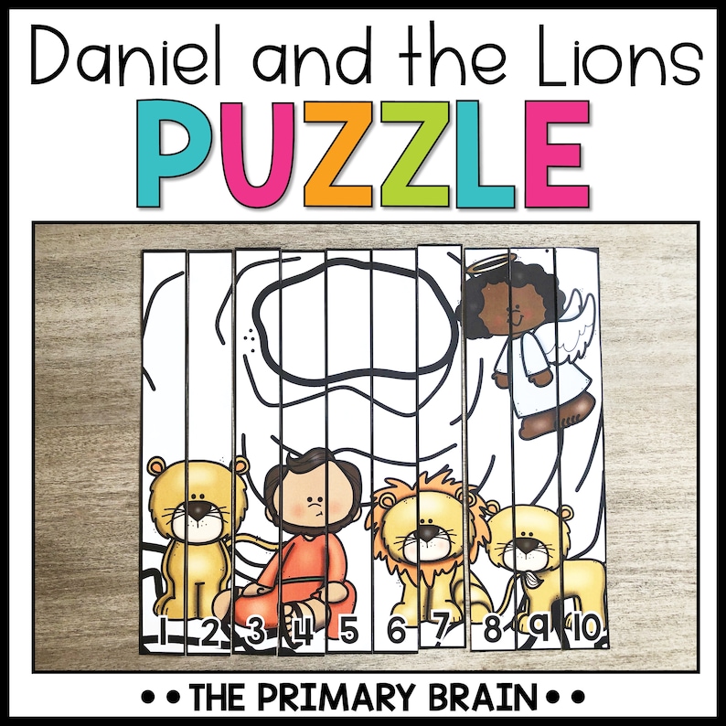Daniel and the Lions Bible Lesson: Kids Activities & Printables ...