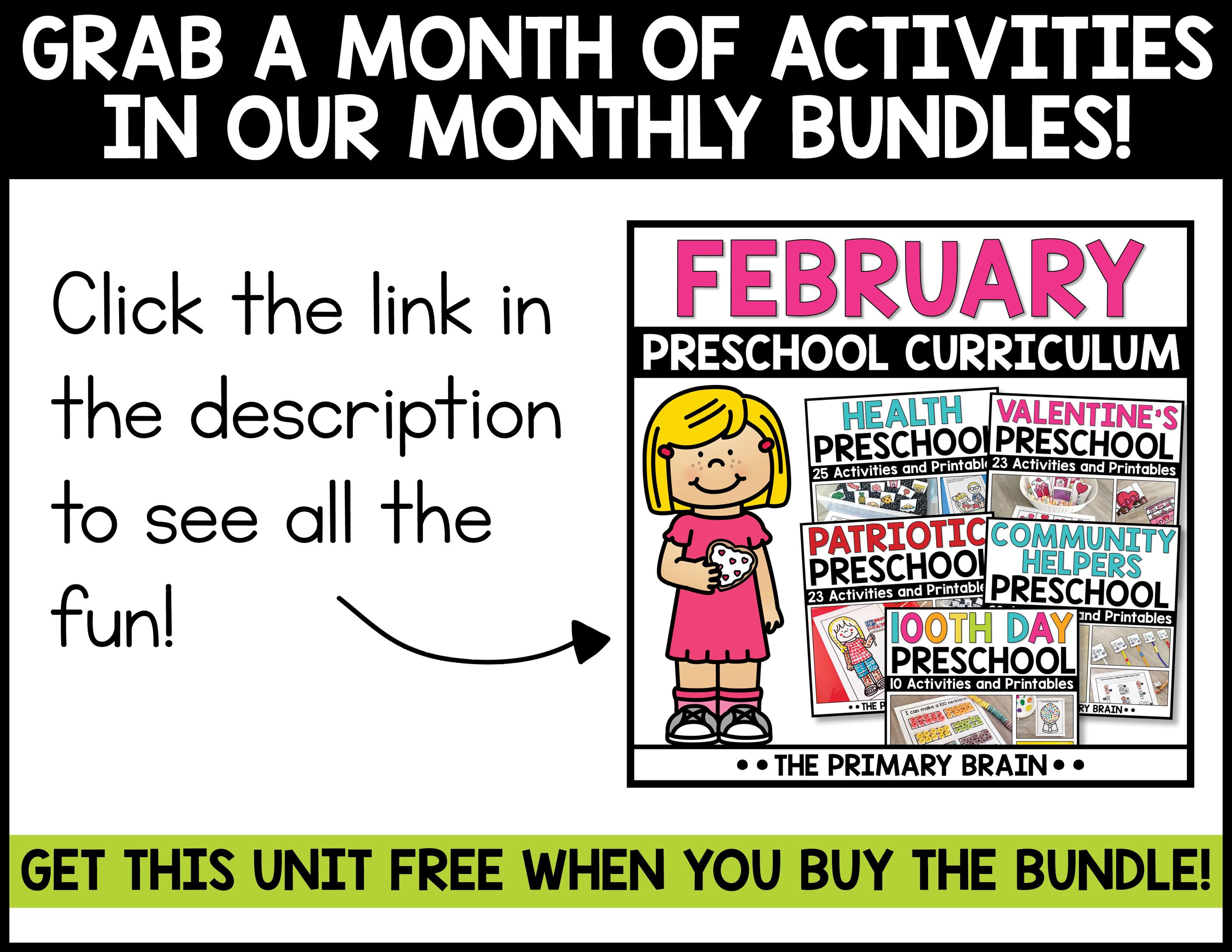 Community Helpers Preschool Activities: Curriculum for Ages 3-5 ...