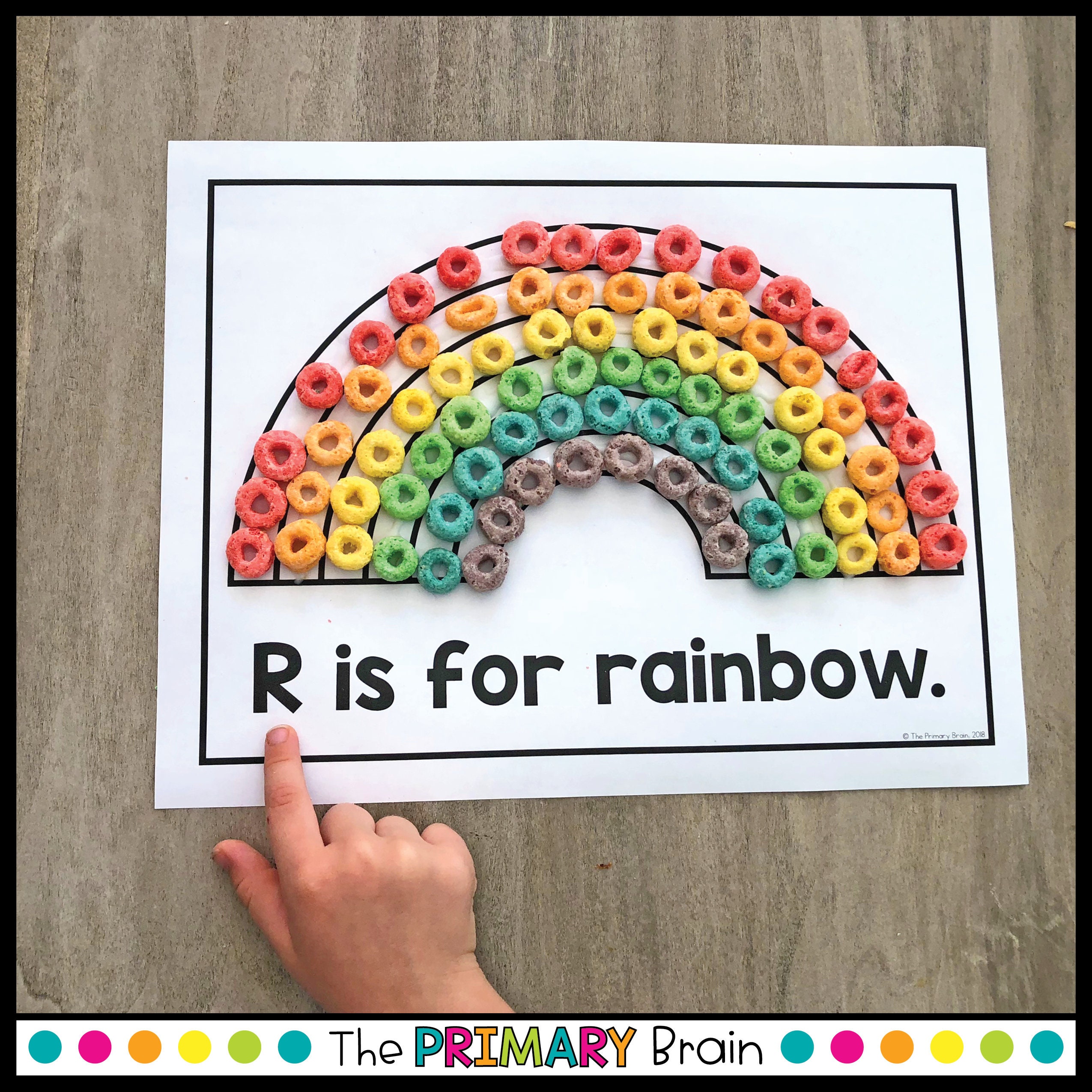 Rainbow Toddler Activities Tot School Lesson Plans - Etsy
