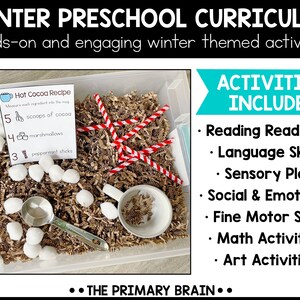 Winter Preschool Curriculum: 23+ Activities & Lesson Plans (digital ...