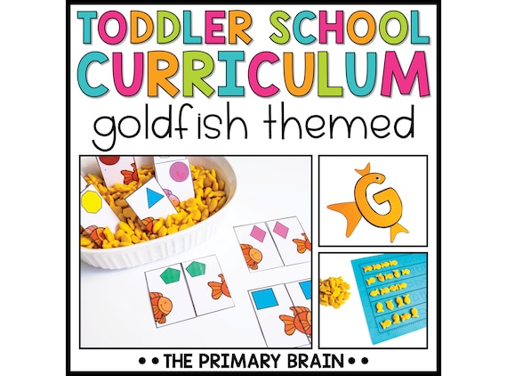 Goldfish Toddler Activities Tot School Lesson Plans - Etsy