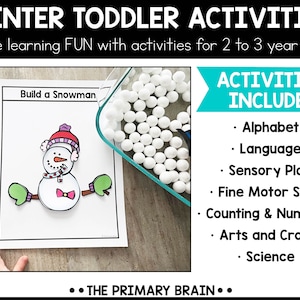 Winter Toddler Activities | Tot School Lesson Plans | Homeschool ...