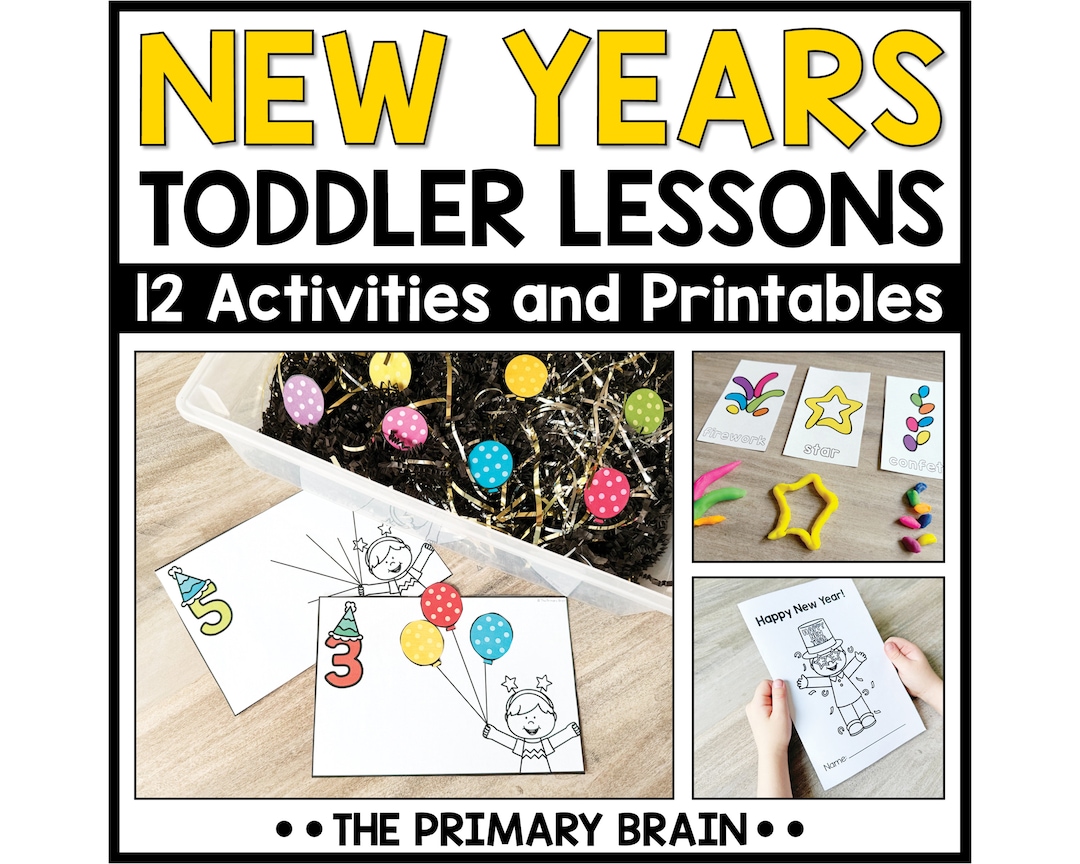 New Years Toddler Activities | Tot School Lesson Plans | Homeschool ...