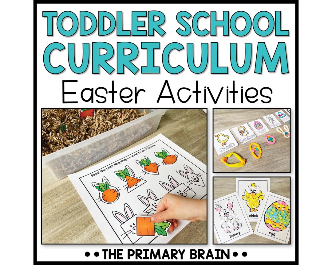 Easter Toddler Activities Spring Tot School Lesson Plans - Etsy