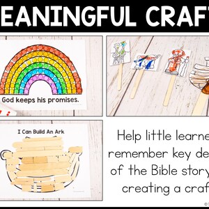 Noah's Ark Bible Lesson: Sunday School Activities (digital Download) - Etsy