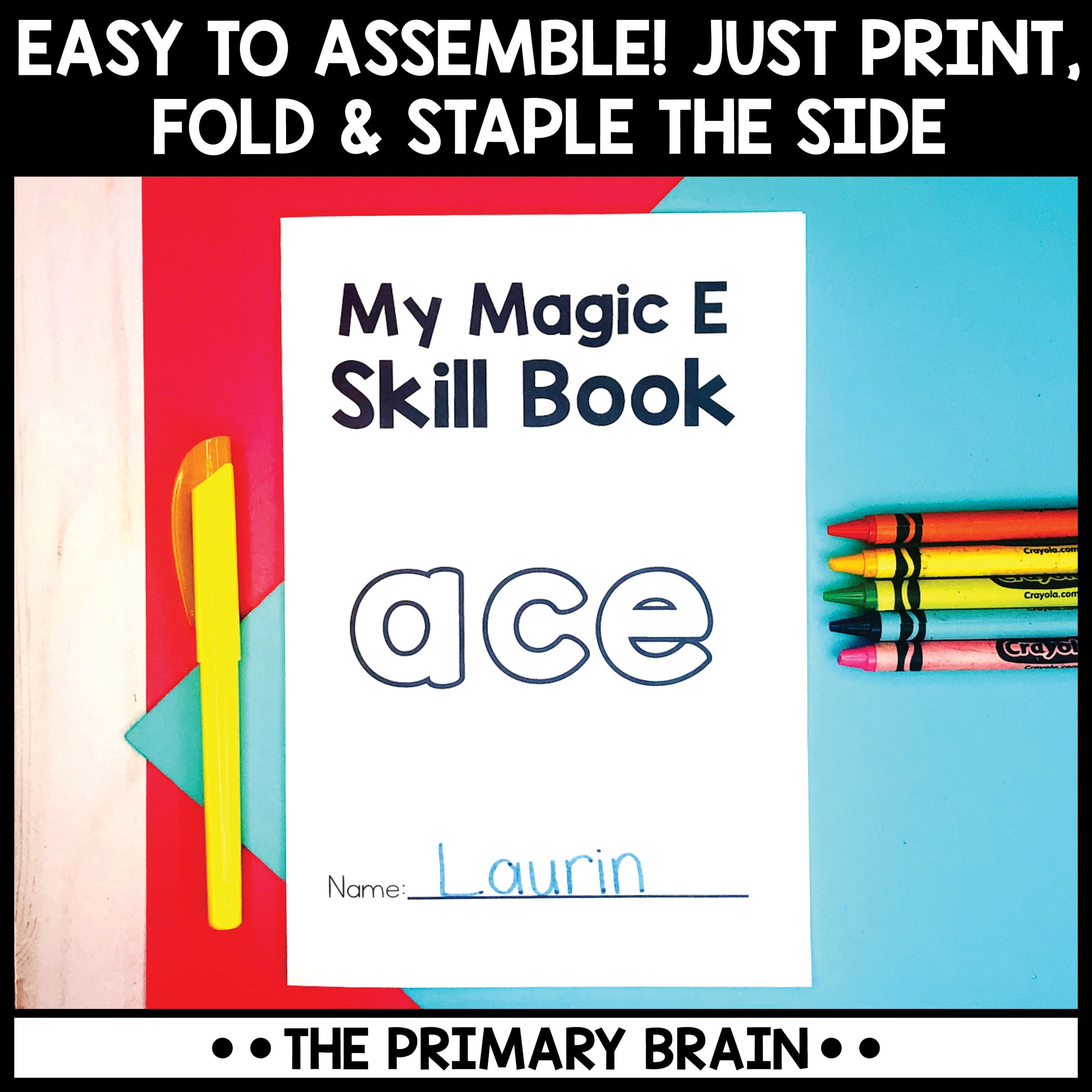 CVCE Words Printable Books Magic E Stories for Teaching Reading and ...