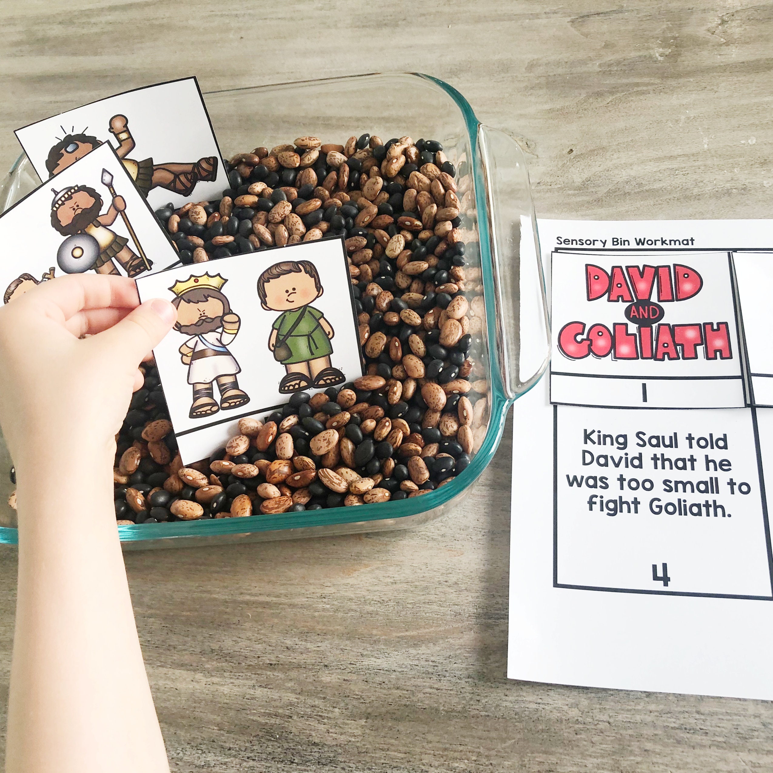 David and Goliath Bible Story Lesson: Kids Activities & Printables ...