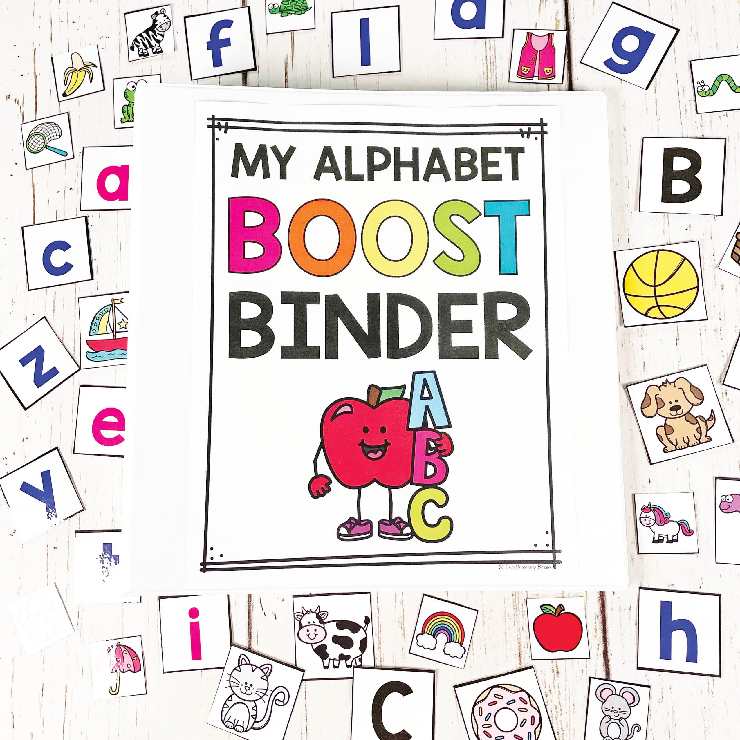 Alphabet Binder for Kids Phonics Activities Homeschool Curriculum Hands ...