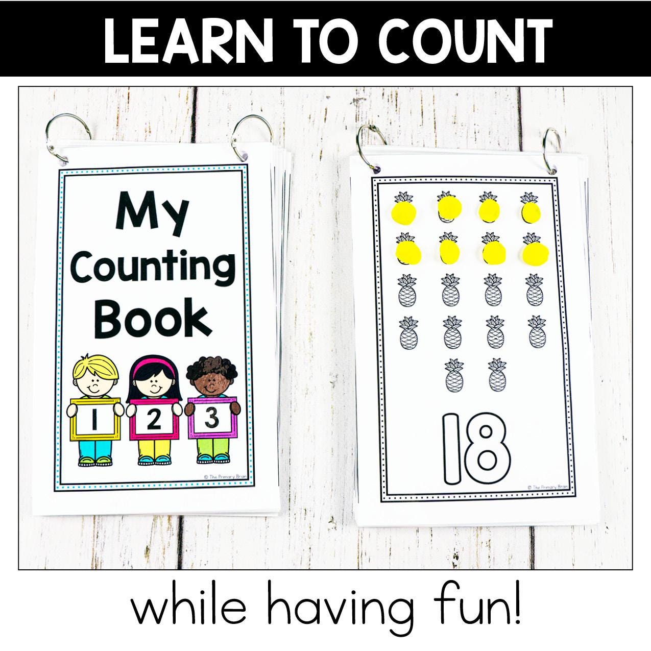 Counting Playdough Mats: Learn to Count Numbers 1-20 (digital Download ...
