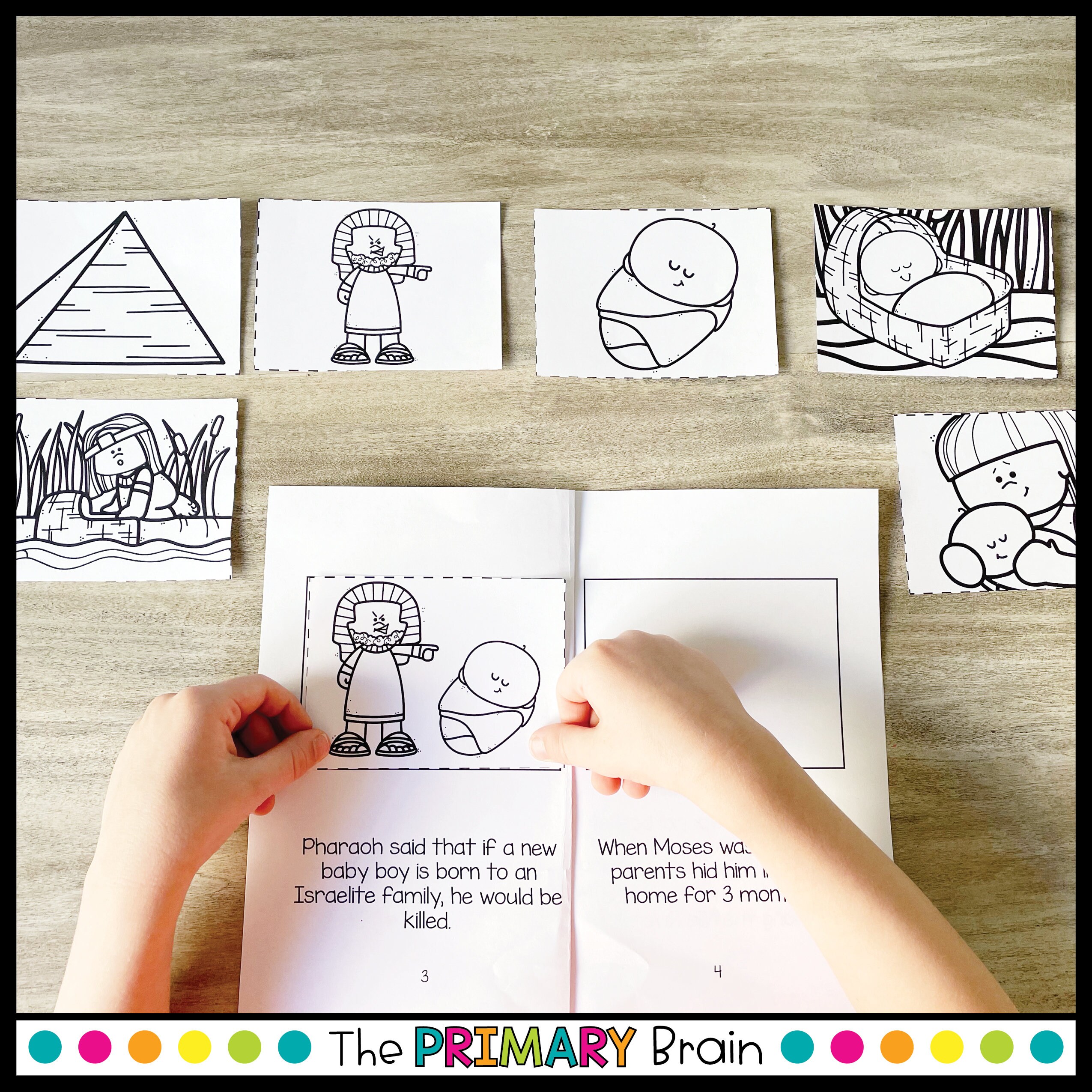 Baby Moses Bible Story Sunday School Lesson Plans Bible | Etsy