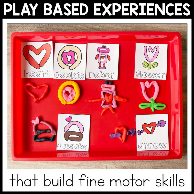 Valentine's Day Toddler Activities: February Homeschool Preschool ...
