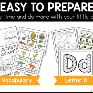 Dinosaur Toddler School Activities | Tot School Lesson Plans ...