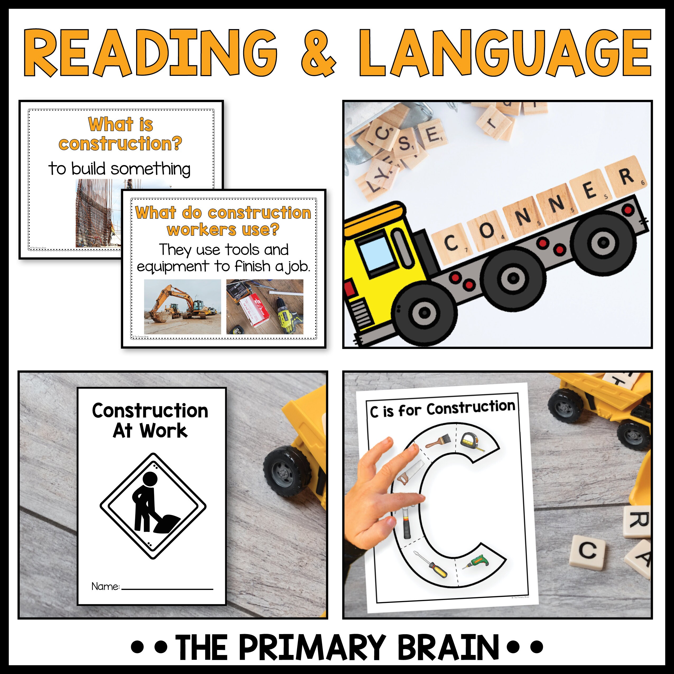 Construction Preschool Activities: Pre-k Homeschool Preschool ...