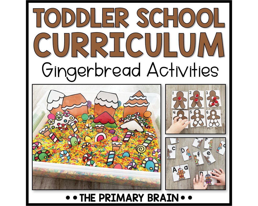 Gingerbread Toddler Activities Tot School Lesson Plans Christmas ...