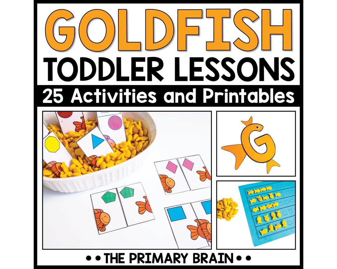 Goldfish Toddler Activities | Tot School Lesson Plans | Homeschool ...
