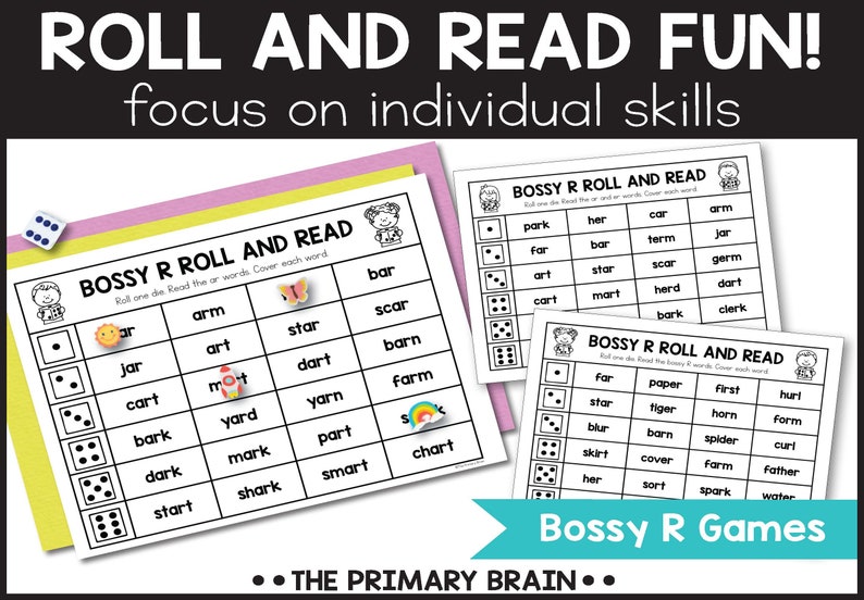 R-controlled Vowels Phonics Skills Bundle, Bossy R Hands-on Independent ...