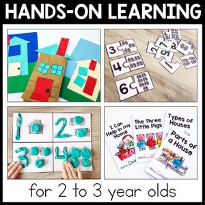 House Toddler Activities | Tot School Lesson Plans | Homeschool ...