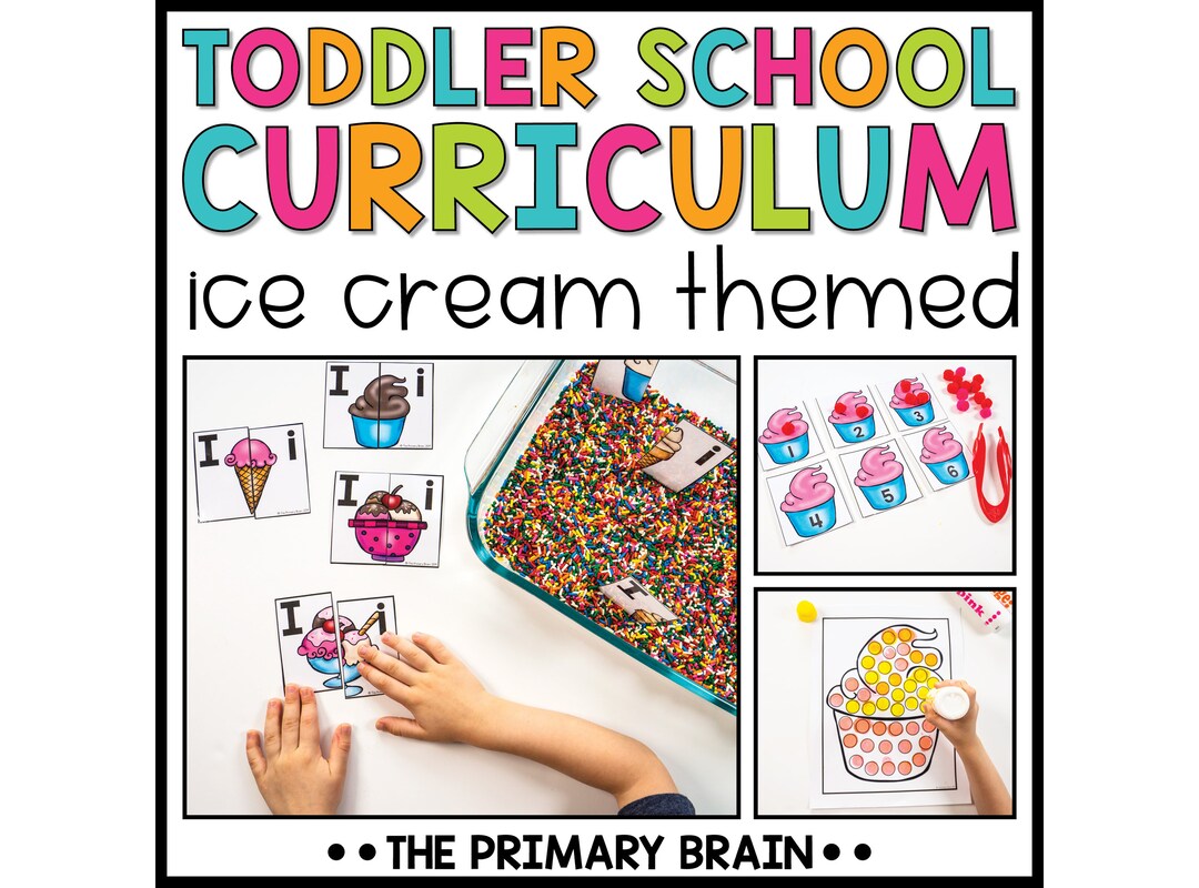 Ice Cream Toddler Activities Tot School Lesson Plans Homeschool ...