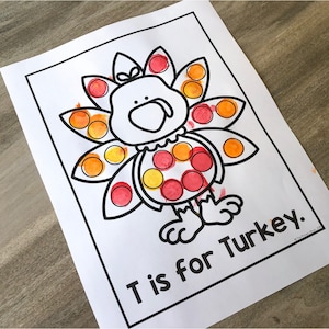 Turkey Toddler Activities | Tot School Lesson Plans | Homeschool ...