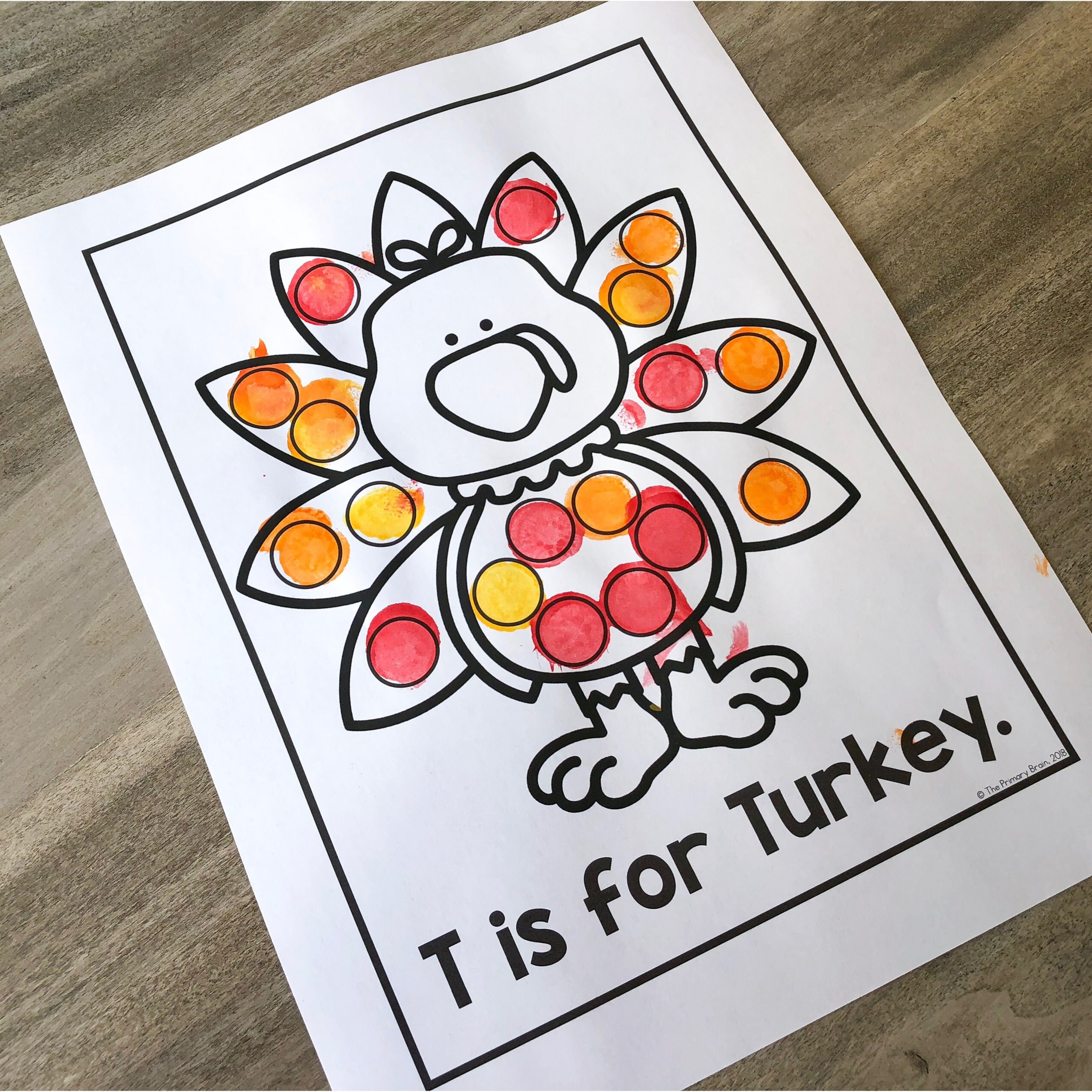 Turkey Toddler Activities | Tot School Lesson Plans | Homeschool ...