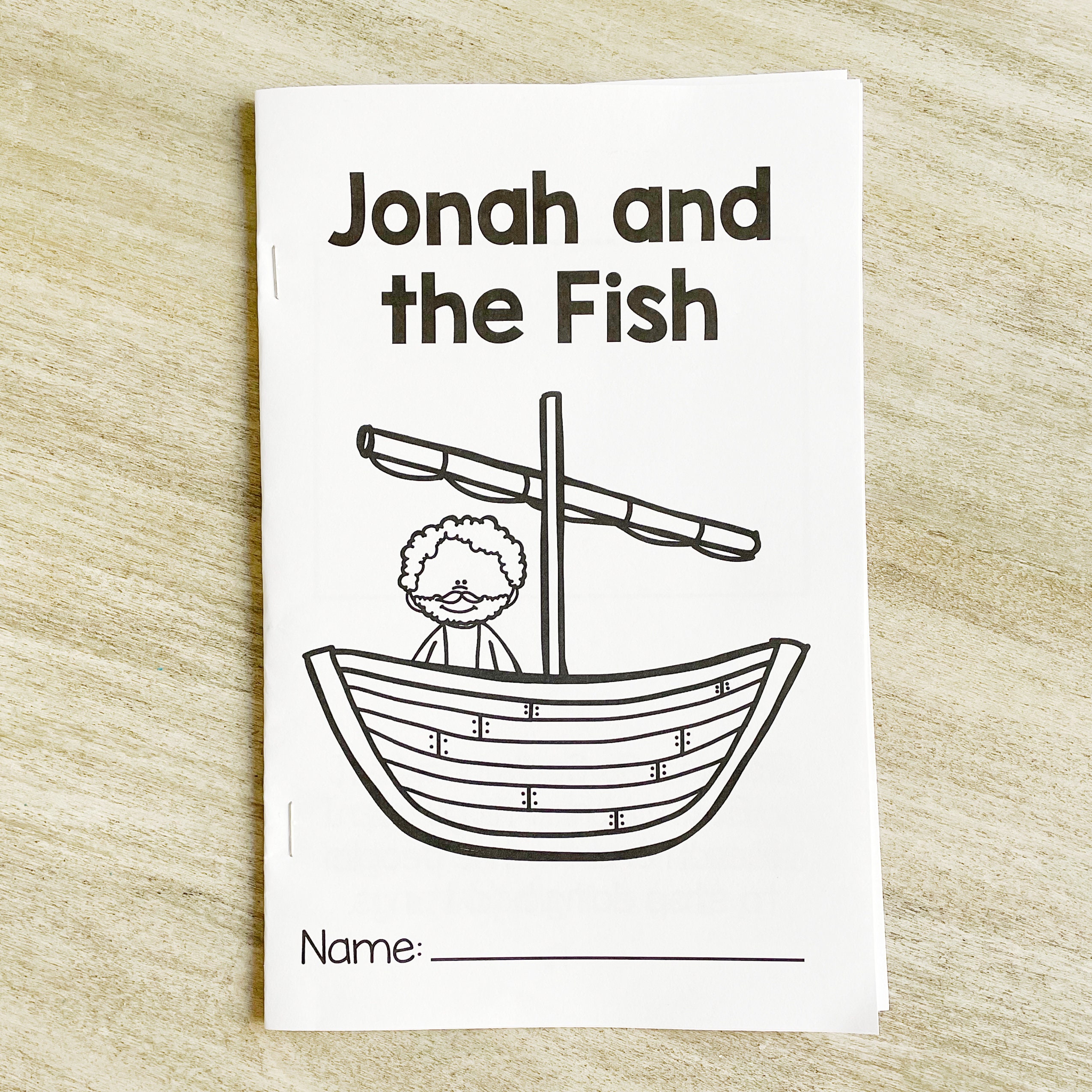 Jonah and the Whale Bible Lesson: Sunday School Curriculum (digital ...