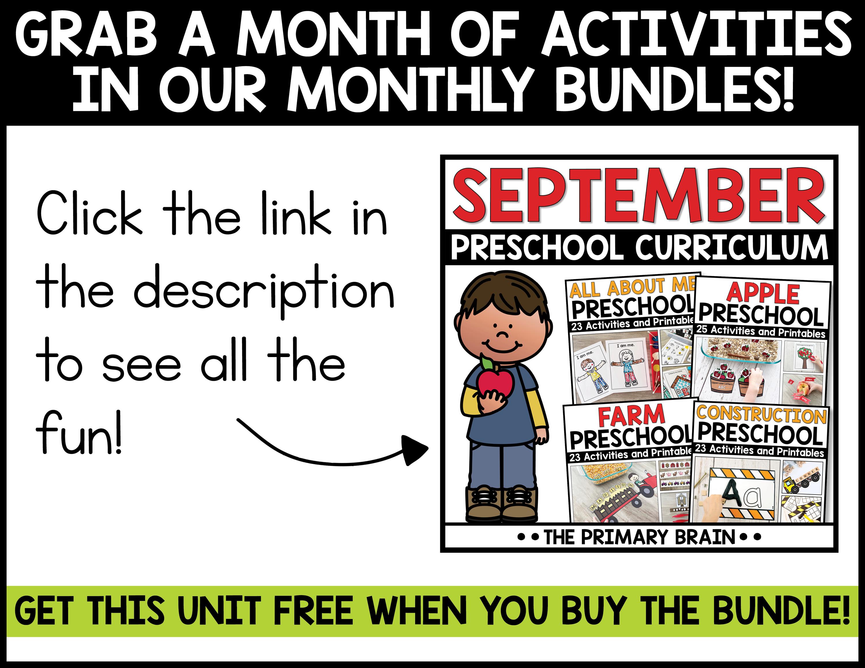 Construction Preschool Activities: Pre-k Homeschool Preschool ...