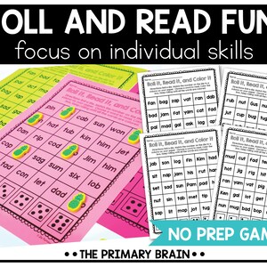 CVC Words Phonics Activities, Independent Practice for Homeschool and ...