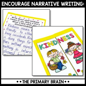 Kindness Lapbook Activity, Social Emotional Learning Writing Craft - Etsy