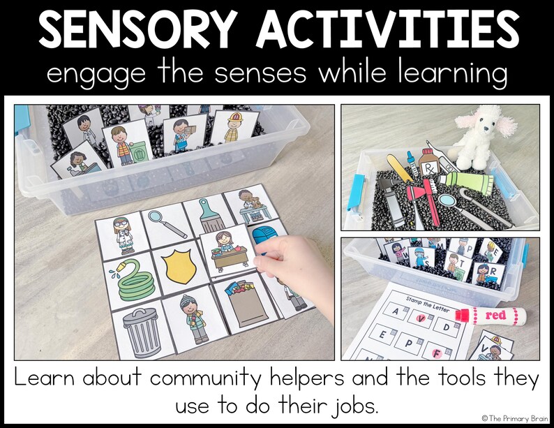 Community Helpers Preschool Activities: Curriculum for Ages 3-5 ...