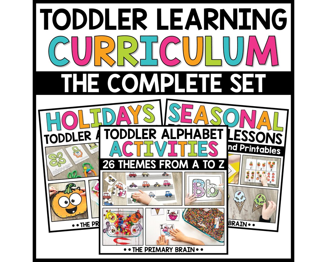 Toddler Curriculum for the Year: Homeschool Preschool Curriculum and ...