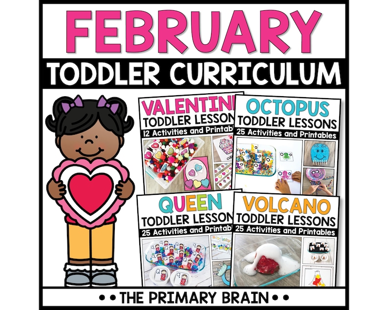 February Toddler Activities, Preschool Curriculum and Lesson Plans for ...
