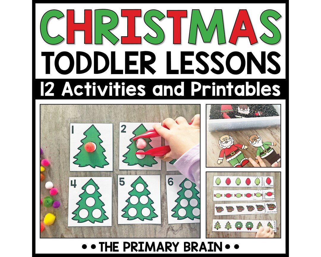Christmas Toddler Activities: Homeschool Preschool Curriculum and ...