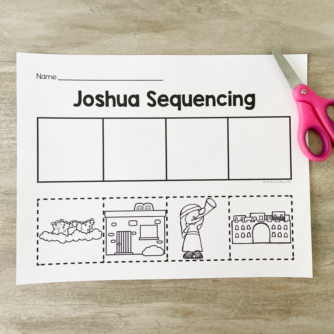 Joshua and the Battle of Jericho Bible Story Sunday School Lesson Plans ...