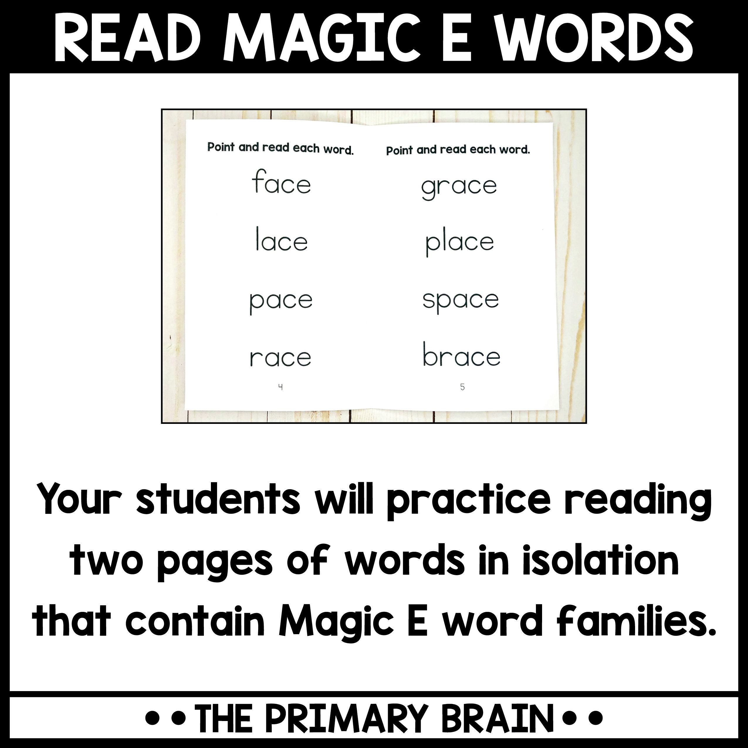 CVCE Words Printable Books Magic E Stories for Teaching Reading and ...