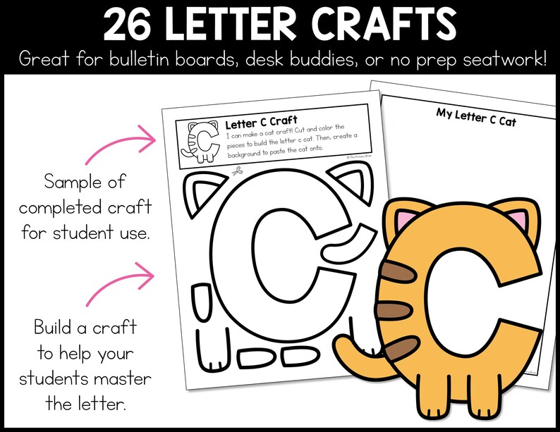 Letter of the Week Alphabet Practice Packets - Etsy Canada