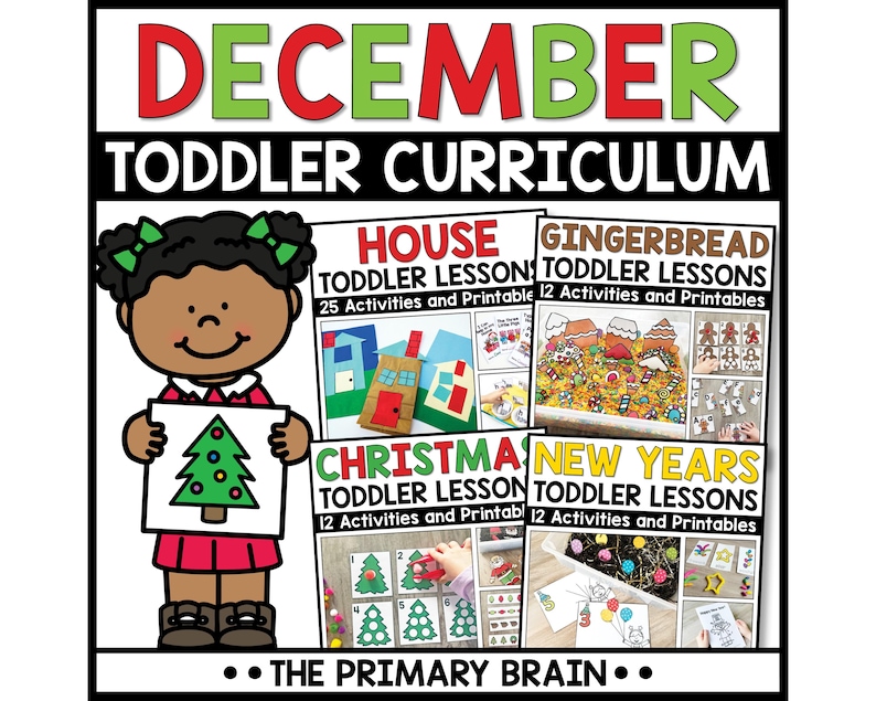 December Toddler Activities, Preschool Curriculum and Lesson Plans for ...
